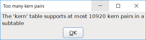 FontForge Error · Issue #3118 · fontforge/fontforge · GitHub