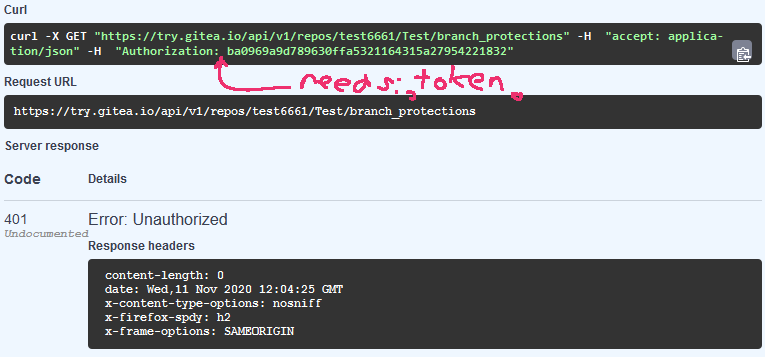 API calls returning 401 Unauthorized · Issue #13484 · go-gitea/gitea ...