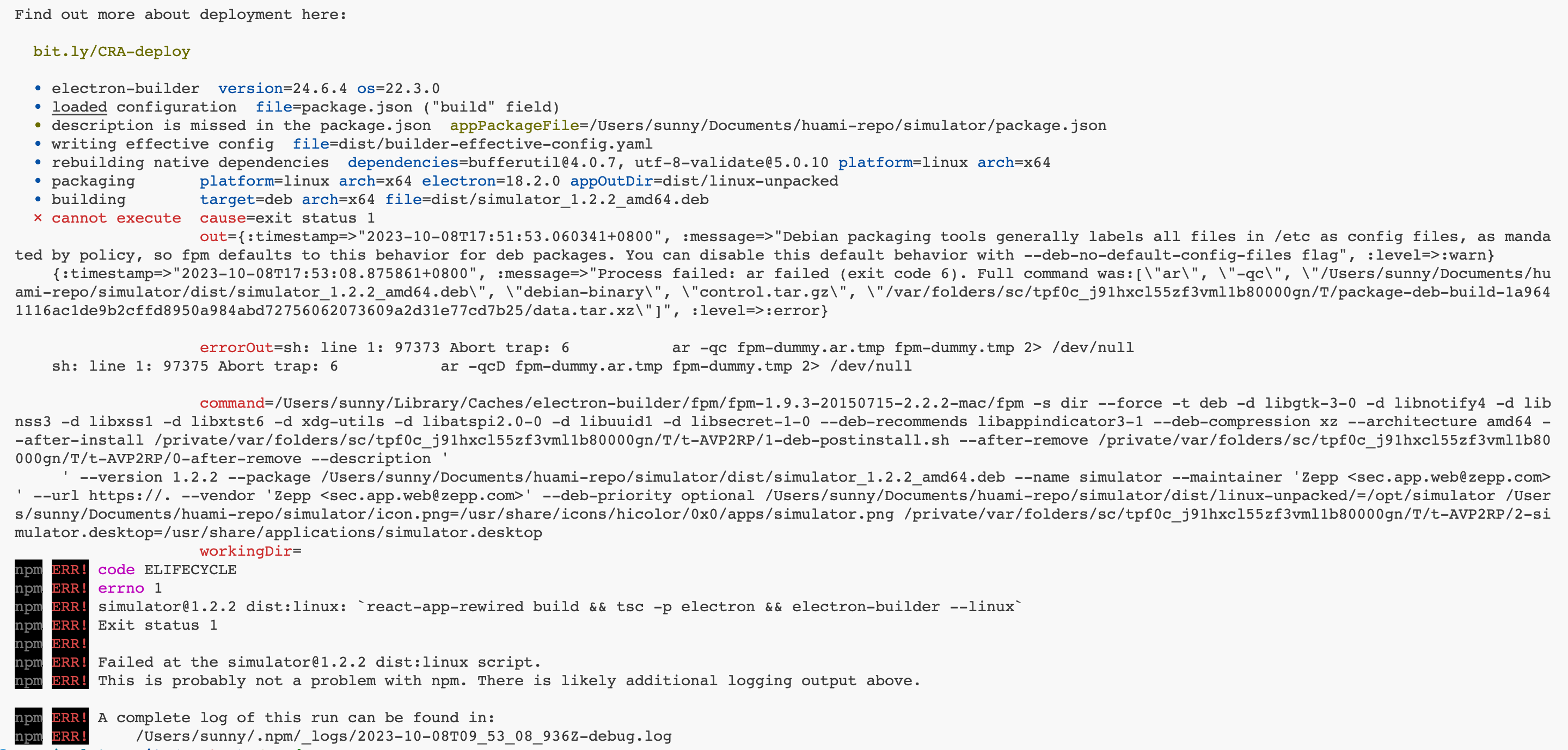 Can I Build X64 Deb Package Using M1 Mac · Issue 7818 · Electron Userlandelectron Builder 