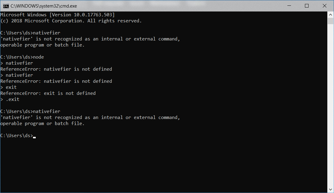 Nativefier not found · Issue #810 · nativefier/nativefier · GitHub