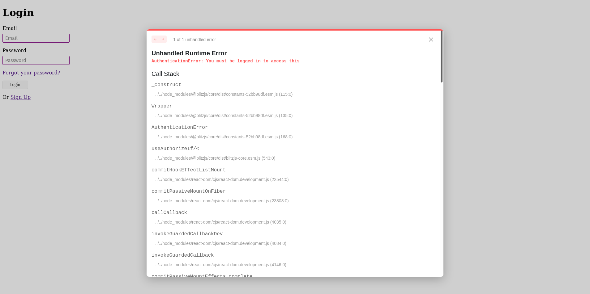 Default error boundary does not catch authentication error on firefox correctly · Issue #249 ...