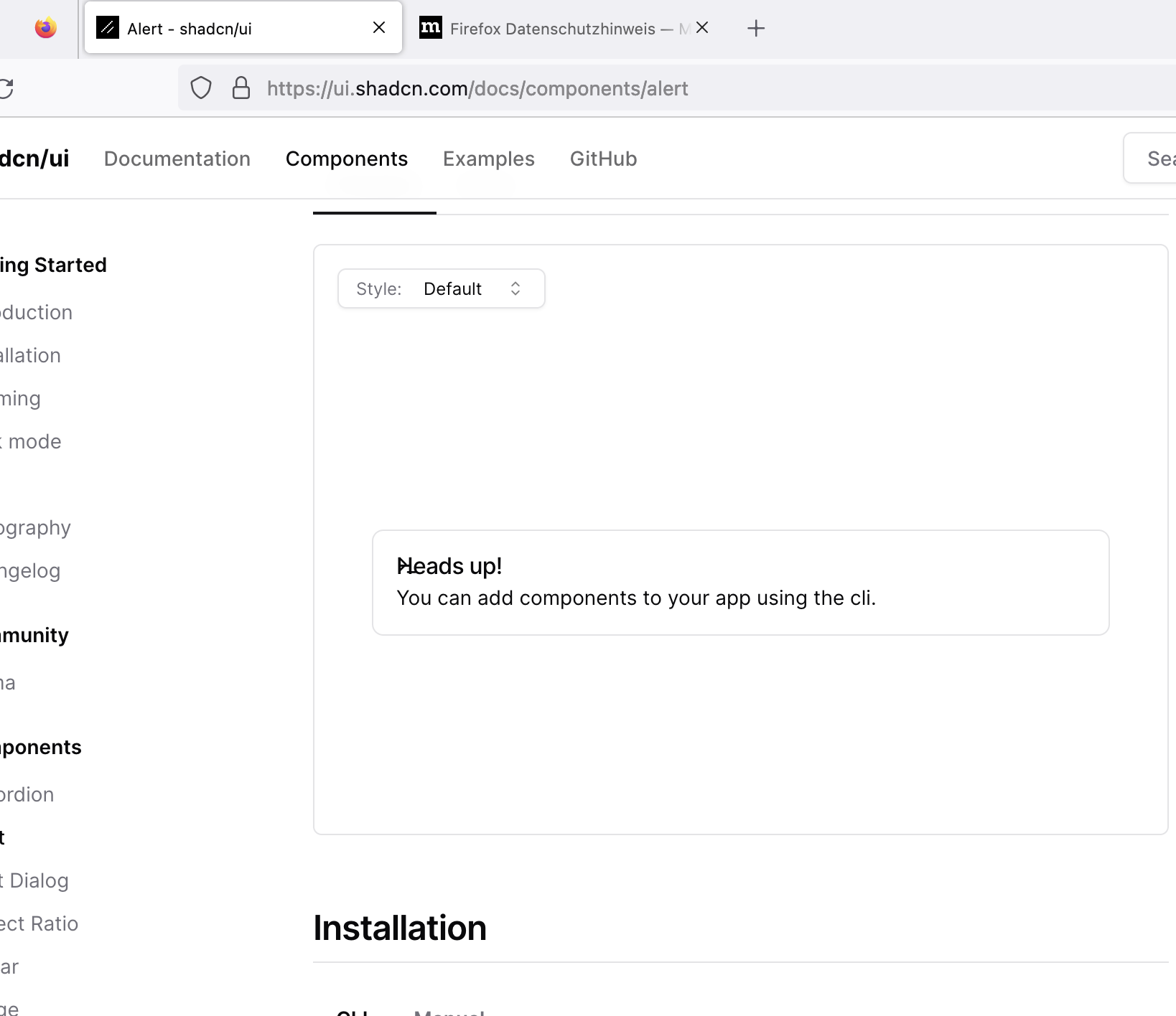 Broken On Firefox · Issue 688 · Shadcn Uiui · Github