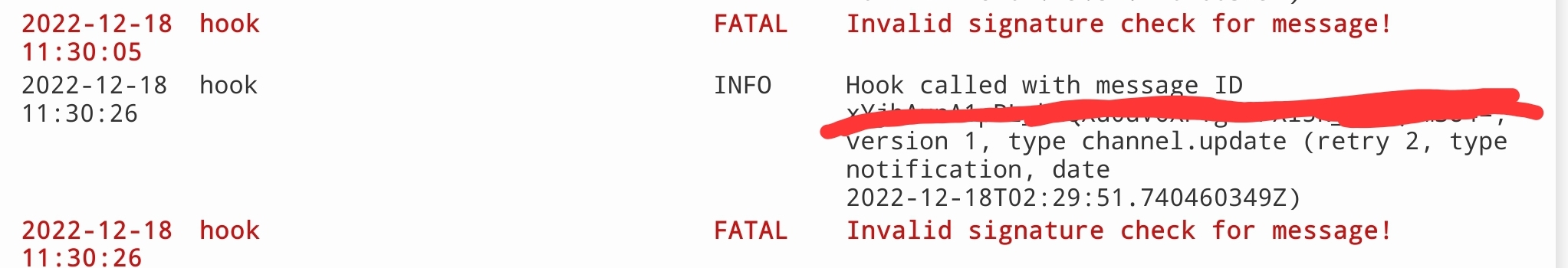 hook FATAL Invalid signature check for message · Issue #393 · MrBrax ...