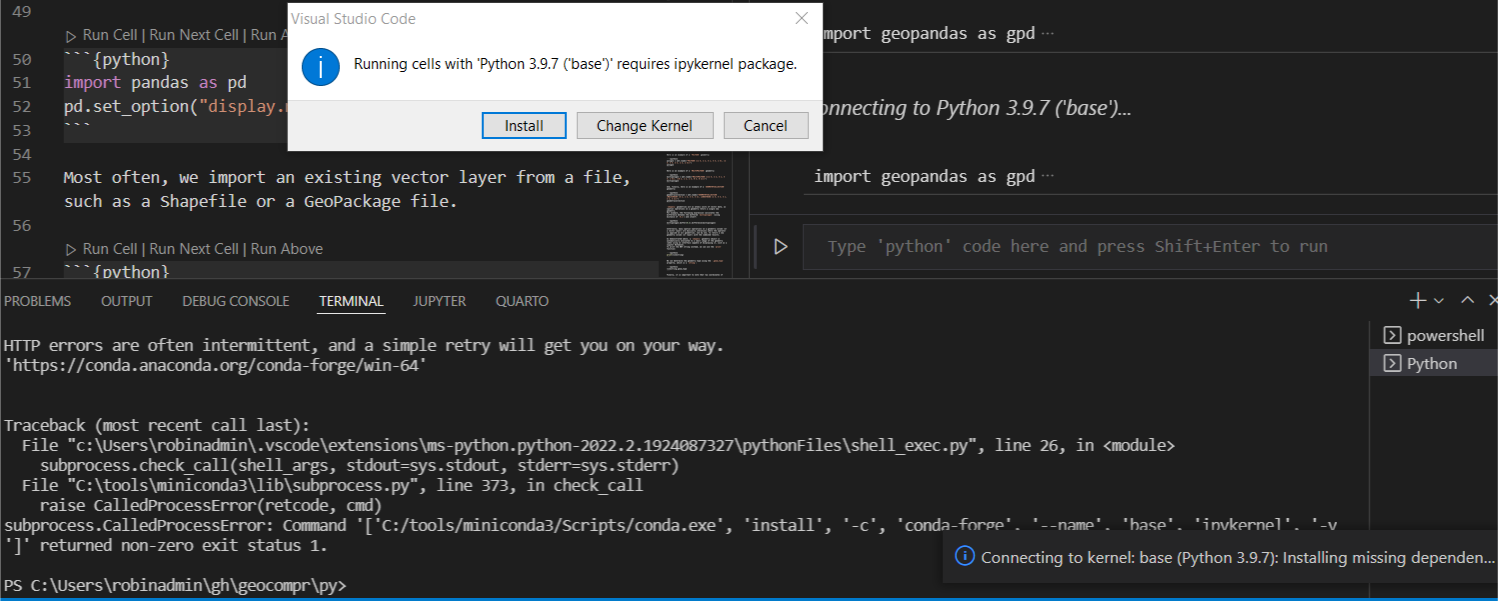 Set-up notes on Windows · Issue #22 · geocompx/geocompy · GitHub