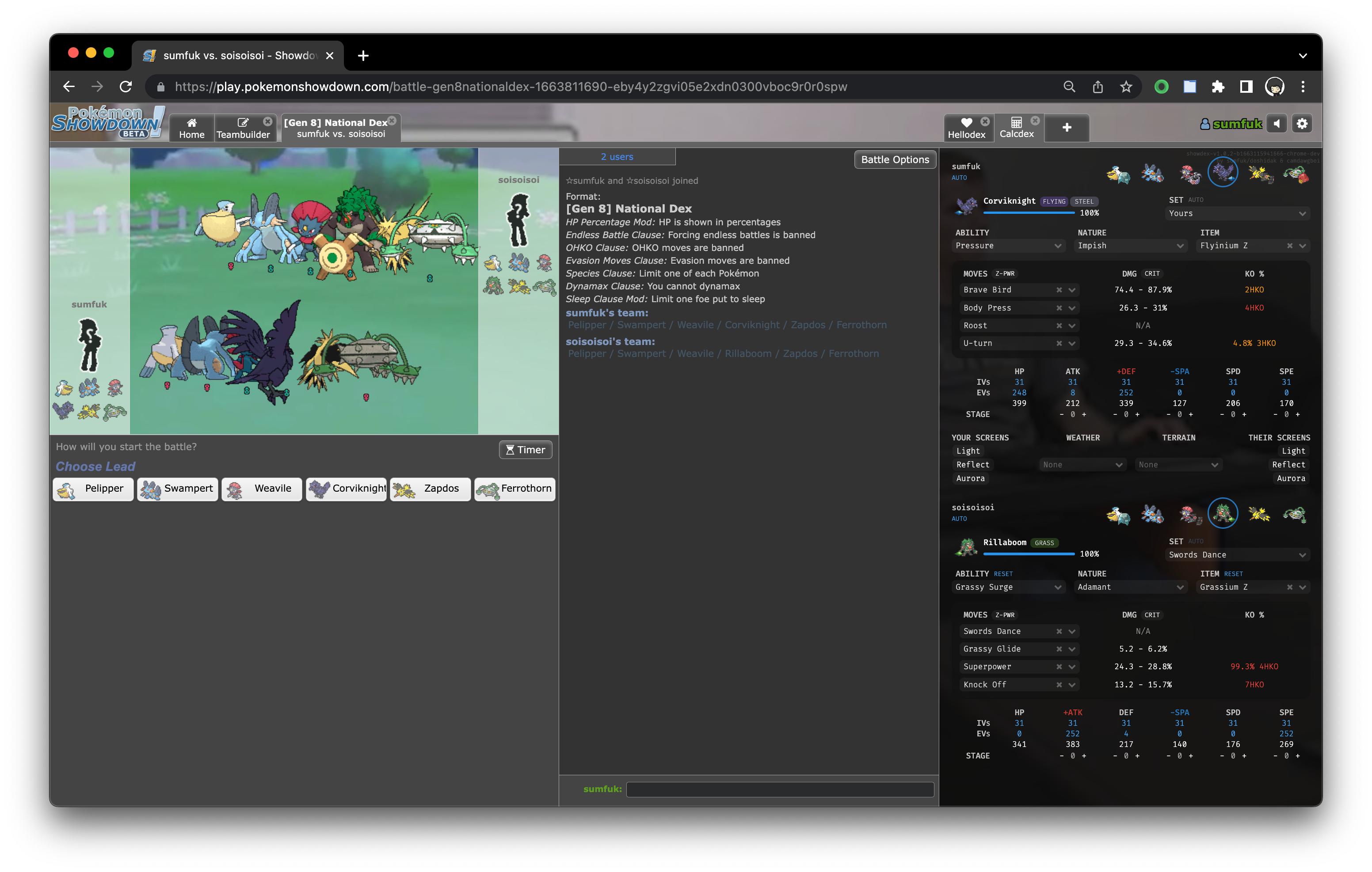 gen 8 Pokémon holding Z Crystals in gen8nationaldex crashes Calcdex · Issue #13 · doshidak ...