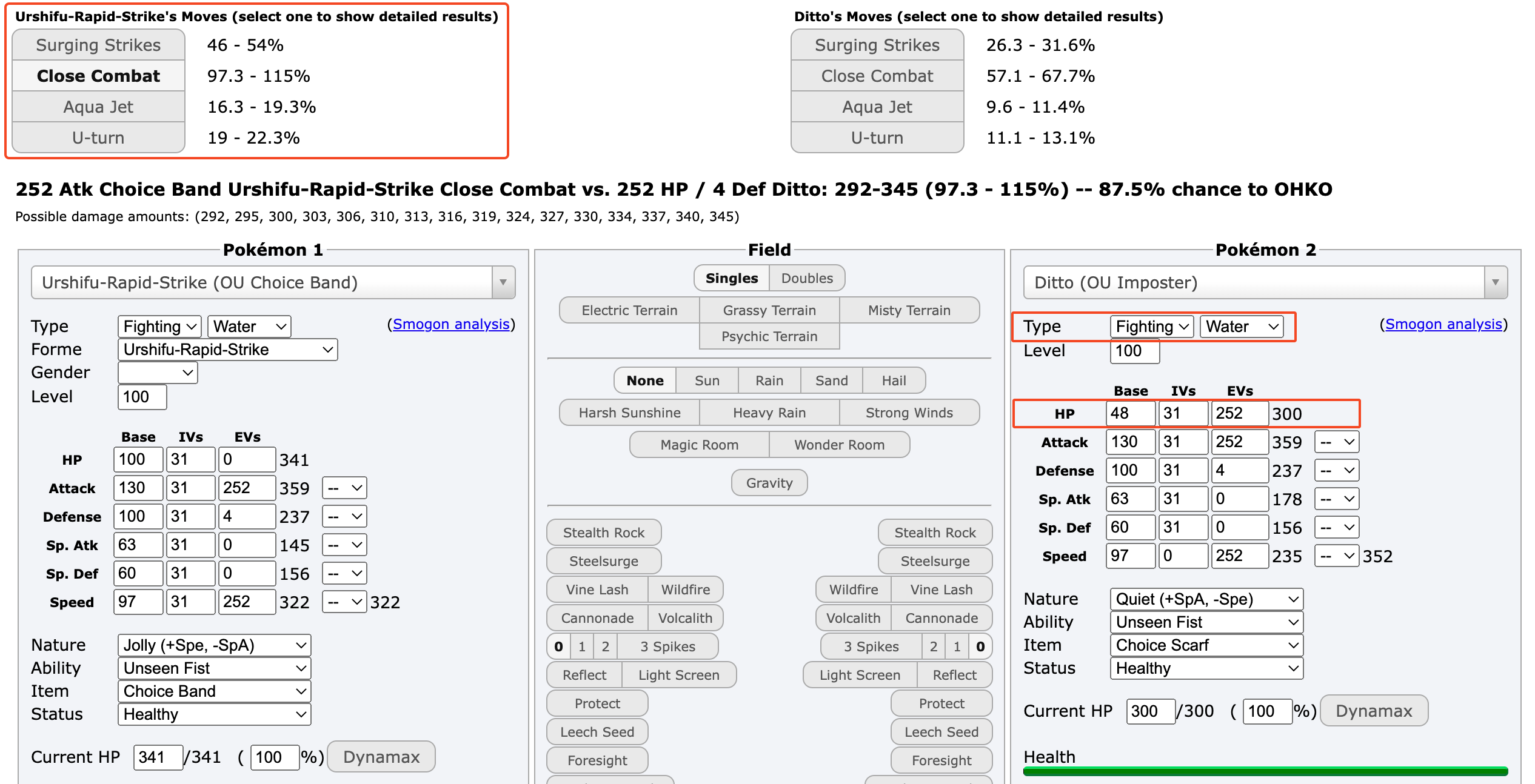 incorrect damage ranges against a transformed Ditto · Issue #27 ...