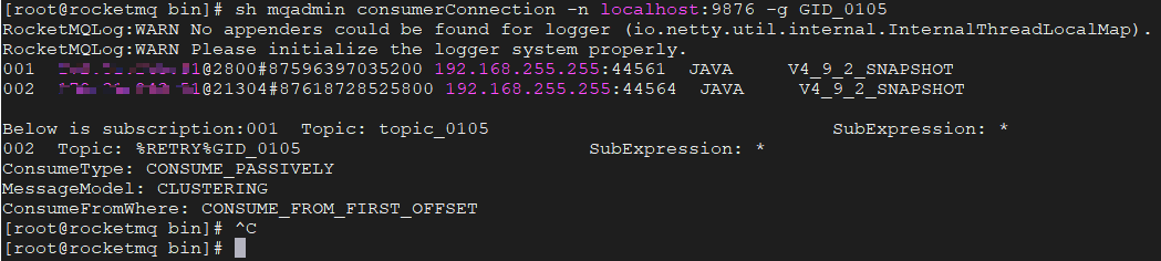 The consumer Connection query result is displayed on the page as unfriendly. · Issue #3696 ...