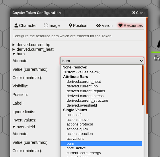 [BUG] pilot actors have no burn parameter. · Issue #271 · Eranziel ...