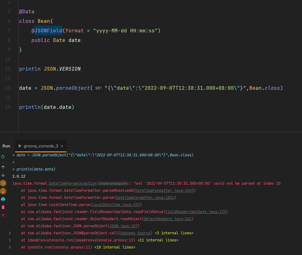 [BUG] ISO 8601时间格式反序列化问题 · Issue #740 · alibaba/fastjson2 · GitHub