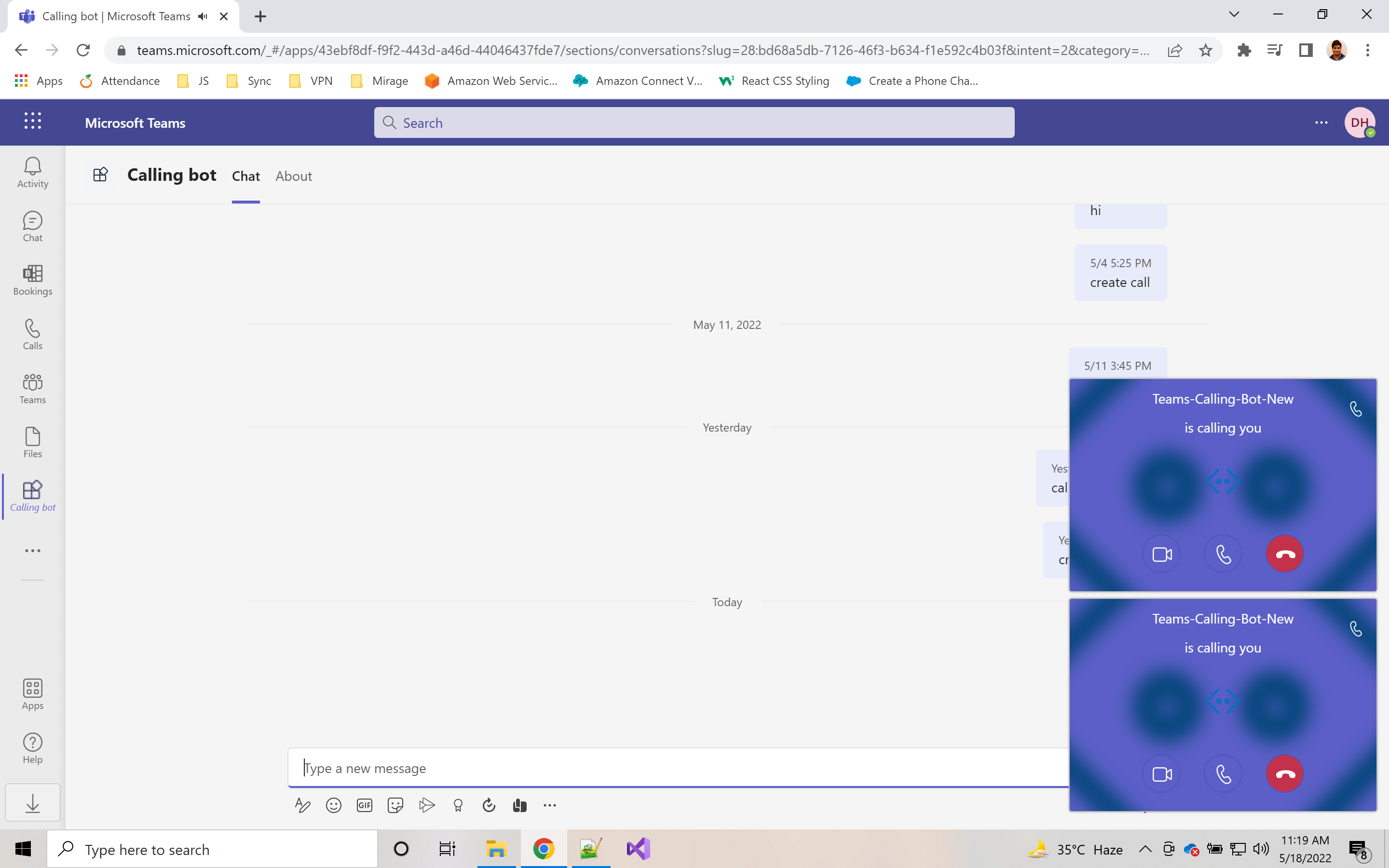 Teams calling and meeting bot not working at all · Issue #336 ...