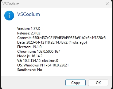 Cannot update the VSCodium on Windows. · Issue #1516 · VSCodium/vscodium · GitHub