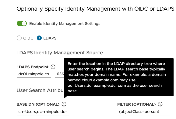 Make a change to the signposts in the UI LDAP configuration · Issue ...