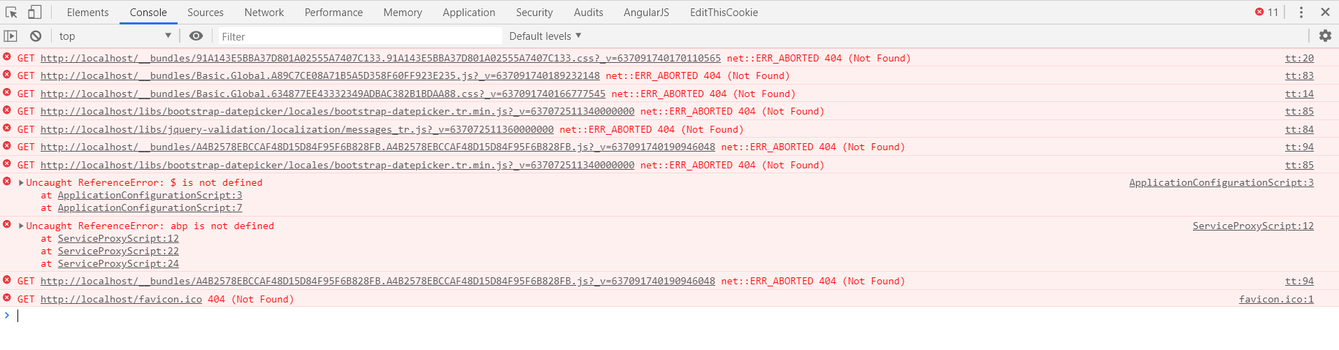 Source Files Cannot Be Loaded Correctly On Iis · Issue 2152 · Abpframeworkabp · Github 4494