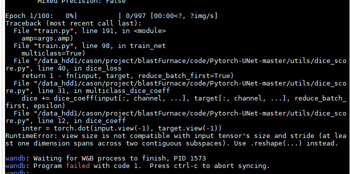 batch size error,is it must be 1? · Issue #292 · milesial/Pytorch-UNet · GitHub