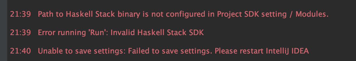 Path to Stack binary error - but looks to be configured · Issue #367 · rikvdkleij/intellij ...