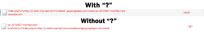 Use file url with "?" cause change in request and error · Issue #2007 · shaka-project/shaka ...