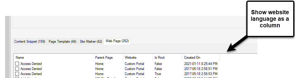 Display Language Code on Views · Issue #46 · MscrmTools/MscrmTools.PortalRecordsMover · GitHub