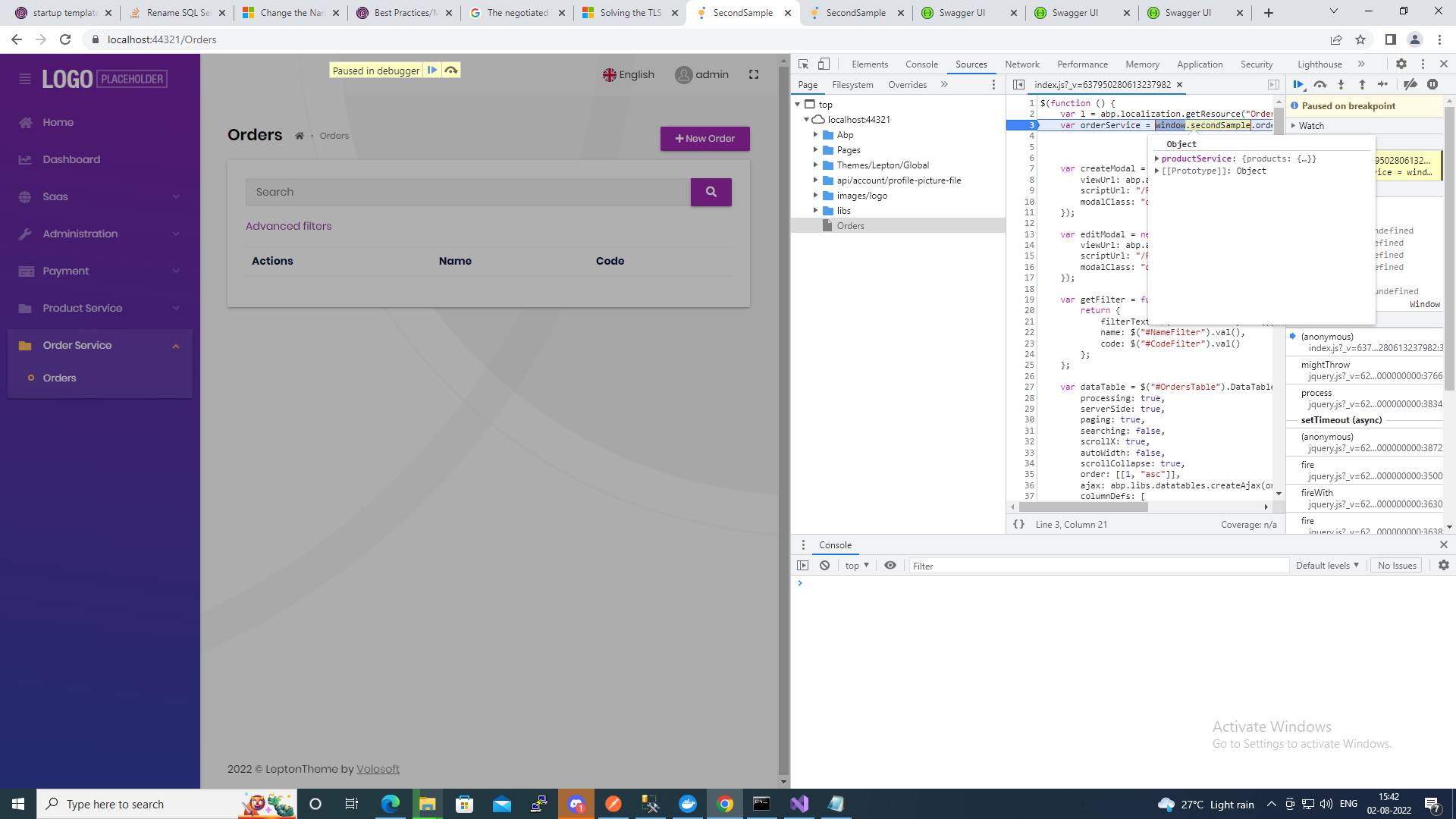 New Microservice Running Issue · Issue 13525 · Abpframeworkabp · Github 9344