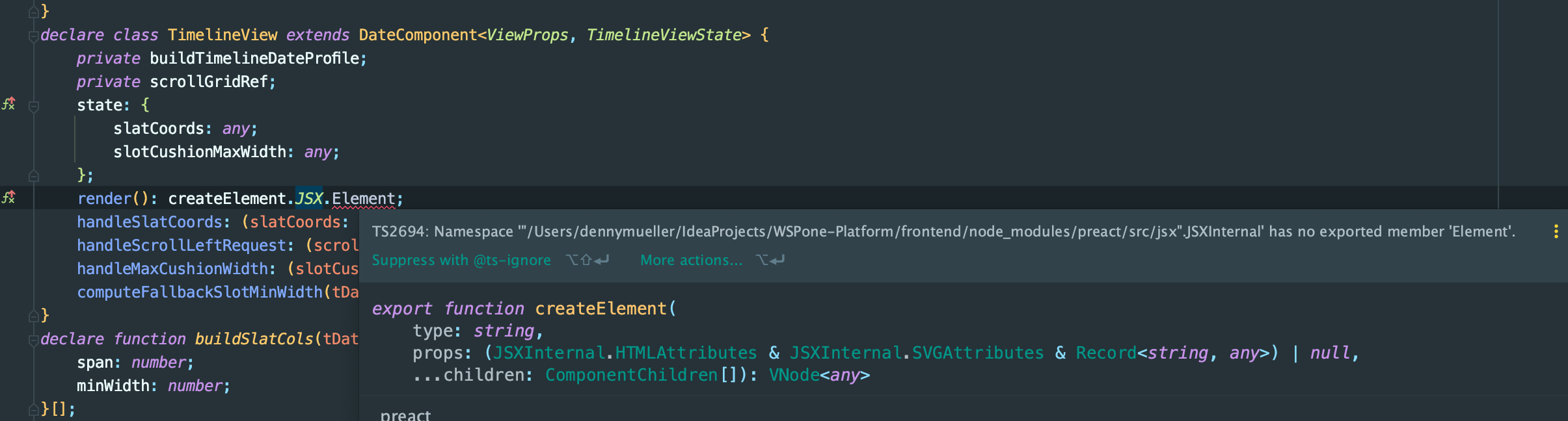Typescript Errors during compilation · Issue #6954 · fullcalendar ...