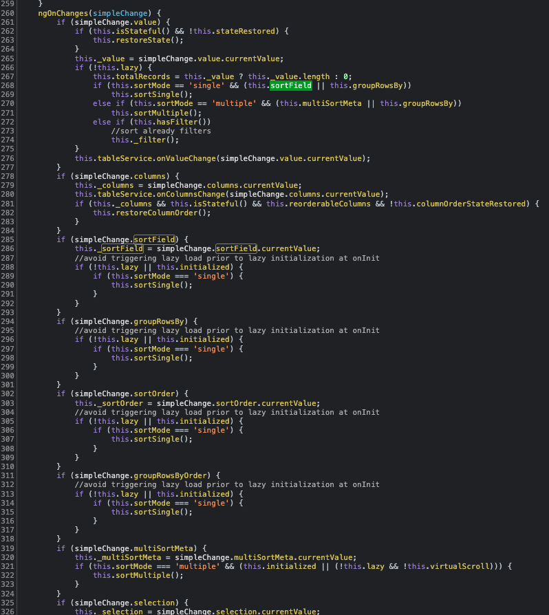 Restoring Table State Does Not Restore Sorting If A Default Sortfield And Sortorder Are Set