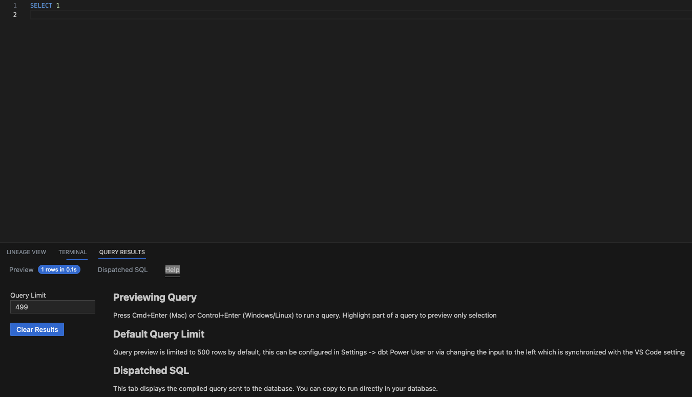 Cmd+Enter changes Panel to first tab instead of Query Results tab ... Cmd+Enter changes Panel to first tab instead of Query Results tab ...