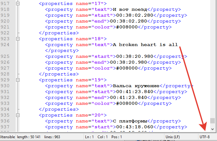 Export Markers As Chapters Creates Not Utf 8 Encoded File · Issue 1282 