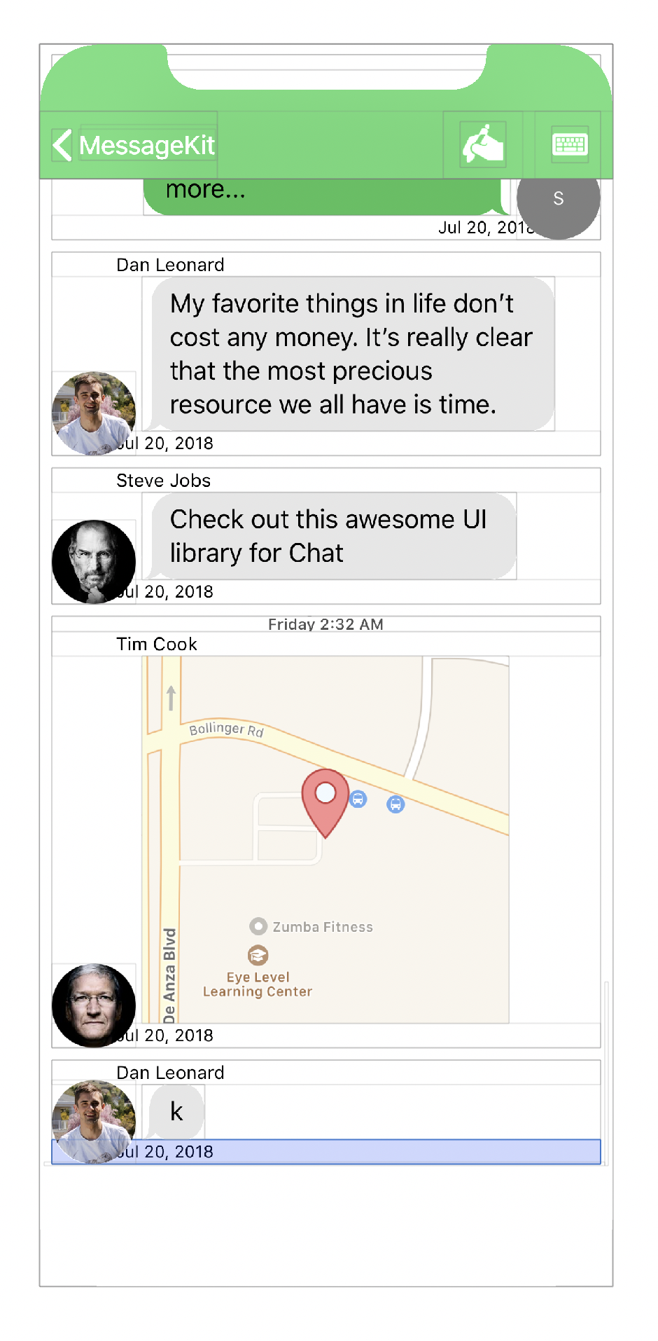 Could changing the size of an Avatar also update the insets for MessageBottomLabelAlignment ...