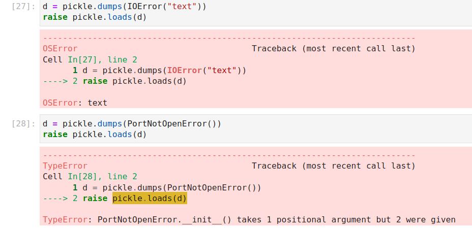 Pickle Is Unable To Deserialize Portnotopenerror · Issue 705 · Pyserial Pyserial · Github