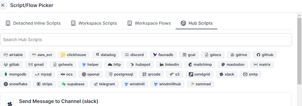 bug: missing hub flows · Issue #1156 · windmill-labs/windmill · GitHub