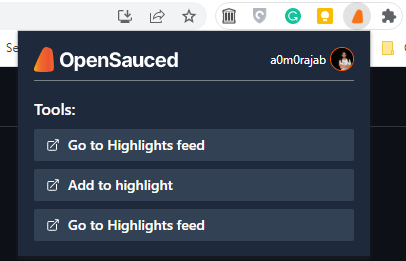 Feature: add PR to highlights from the extension · Issue #88 · open-sauced/ai · GitHub