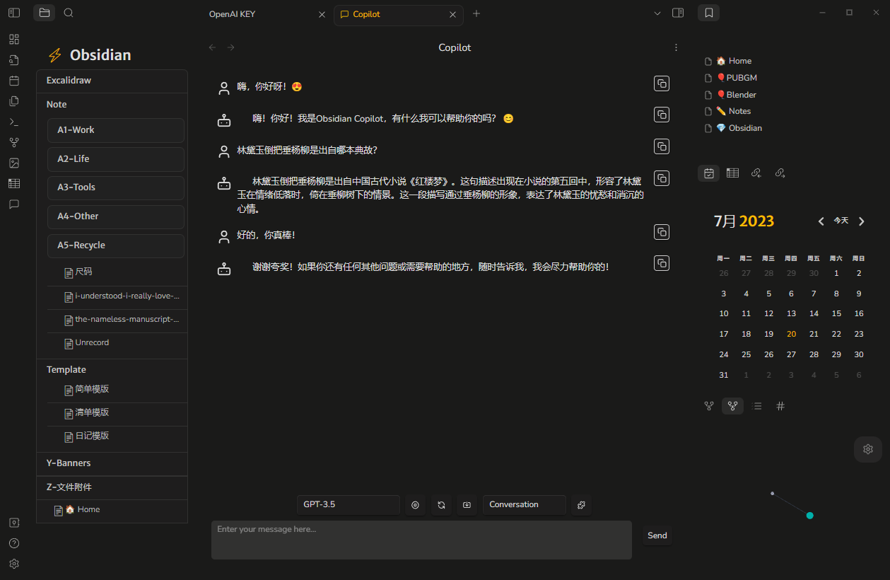 Support third-party API Key and API Host · Issue #76 · logancyang/obsidian-copilot · GitHub