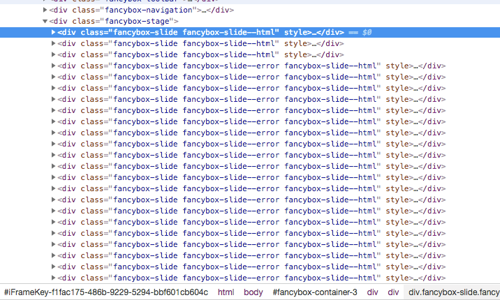 Clicking "next" too fast breaks inline box · Issue #1966 · fancyapps/fancybox · GitHub