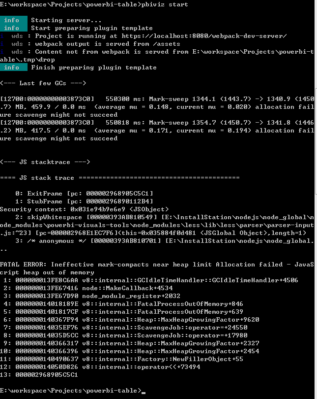 JS stack trace · Issue #284 · microsoft/PowerBI-visuals-tools · GitHub