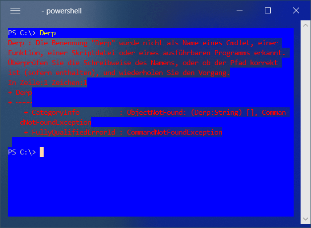 Powershell background not transparent on Windows 1809 · Issue #90 ...
