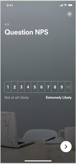 [UI] As a user, I can answer with a NPS · Issue #32 · nimblehq/ic-flutter-taher-toby · GitHub
