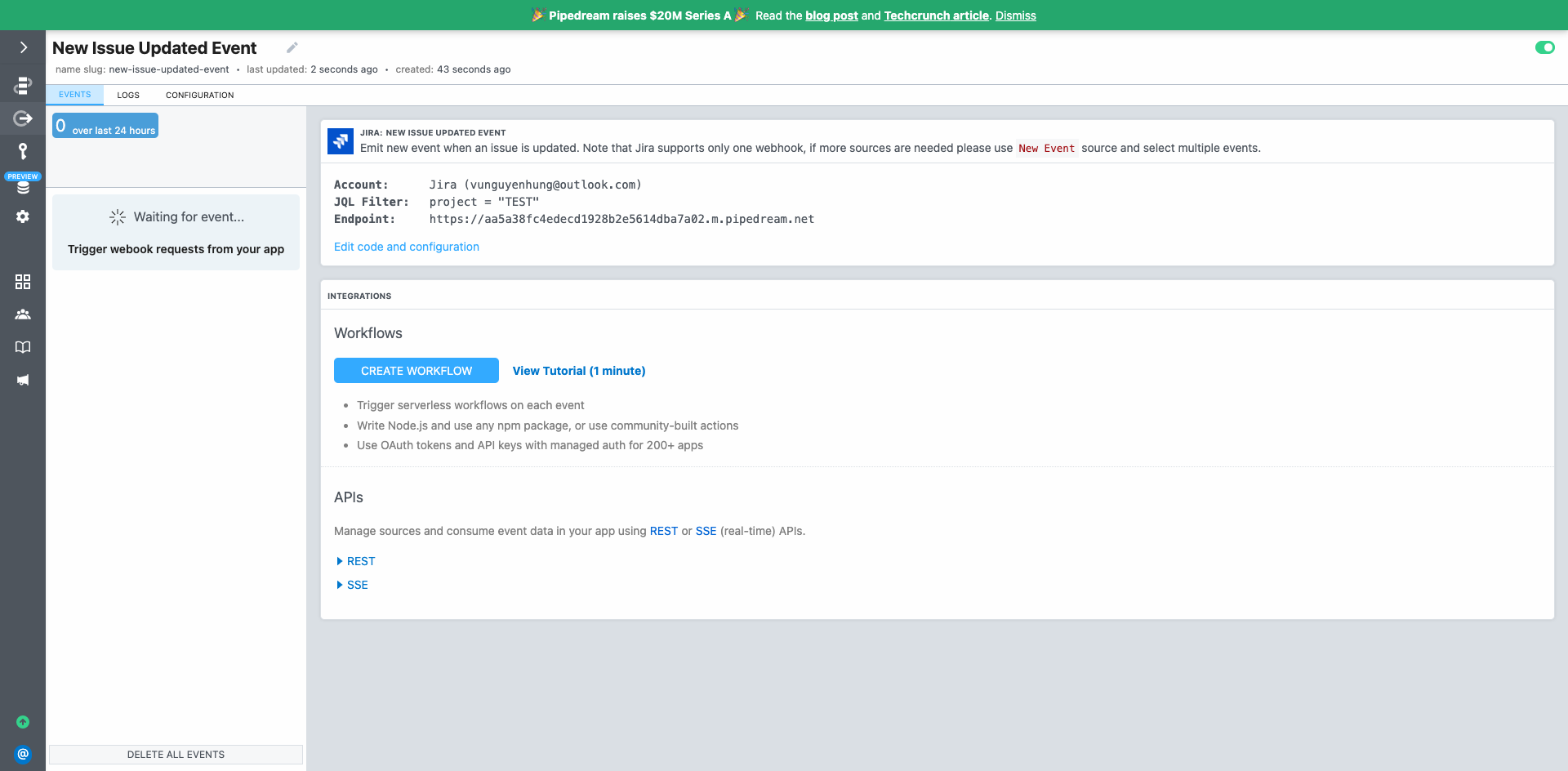 [FEATURE] Improve JIRA actions and triggers · Issue #3212 · PipedreamHQ/pipedream · GitHub