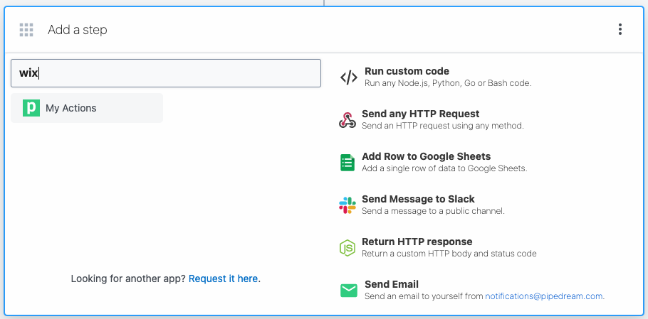 [App] WIX · Issue #3992 · PipedreamHQ/pipedream · GitHub