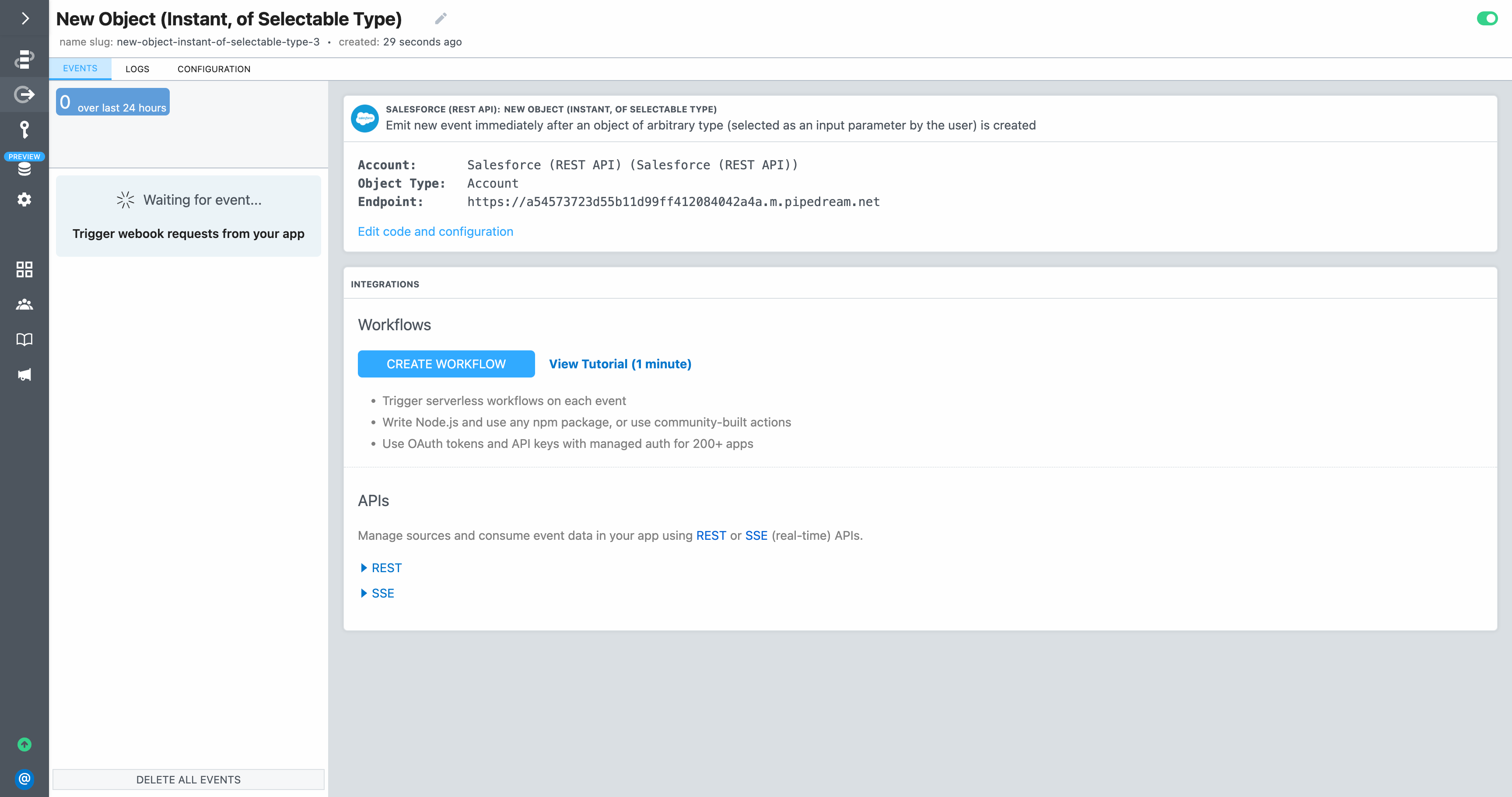 [IMRPOVEMENT] Salesforce: New Object (Instant) emitting initial historical event · Issue #4264 ...