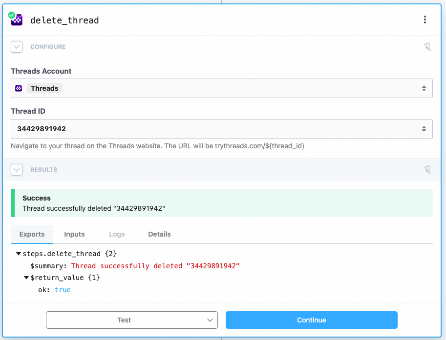 [ACTION] Update Threads components to use newest API · Issue #4350 · PipedreamHQ/pipedream · GitHub