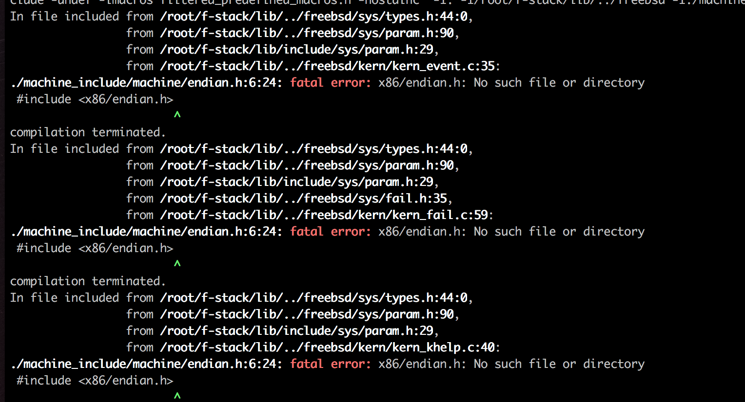 endian编译错误是哪里的问题 · Issue #417 · F-Stack/f-stack · GitHub