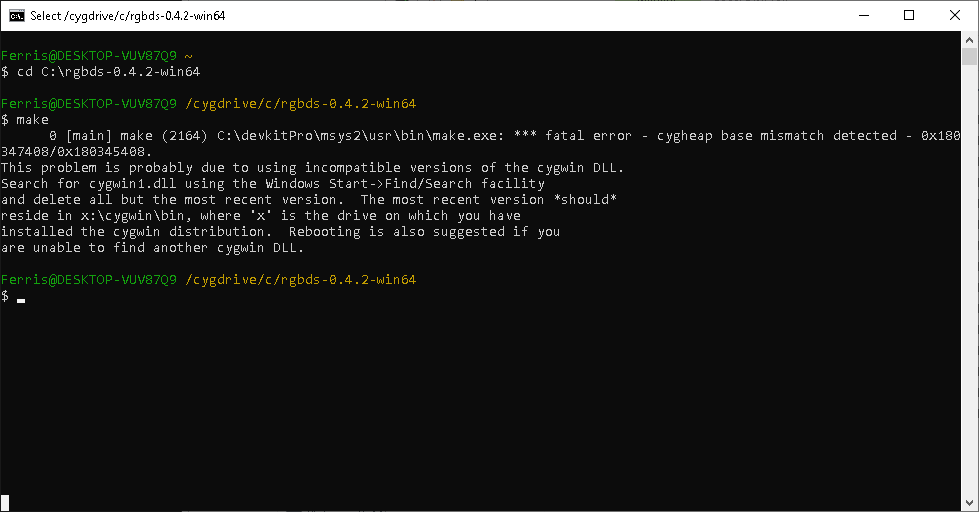My Installing Issue · Issue #699 · gbdev/rgbds · GitHub