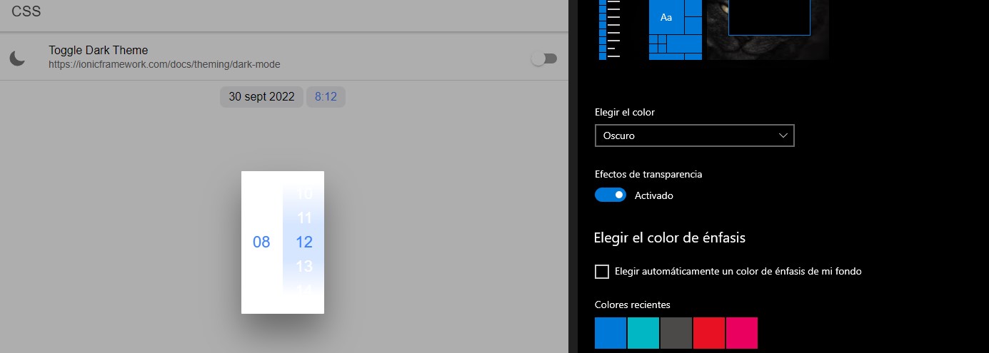 bug: modal text color is set incorrectly when app and system dark mode settings aren't the same ...