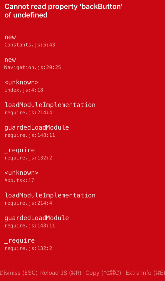 [v2] Cannot read property 'backButton' of undefined after setup new ...