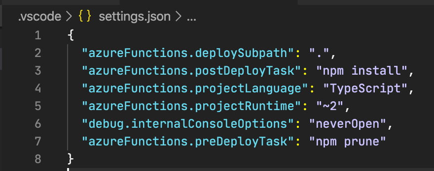 The remote version "~3" for function app "try-azure-functions" does not ...