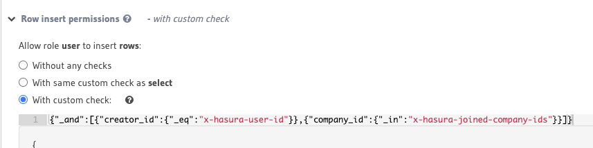 Permission rule error for an array in AWS Cognito stringfied JWT token · Issue #5578 · hasura ...