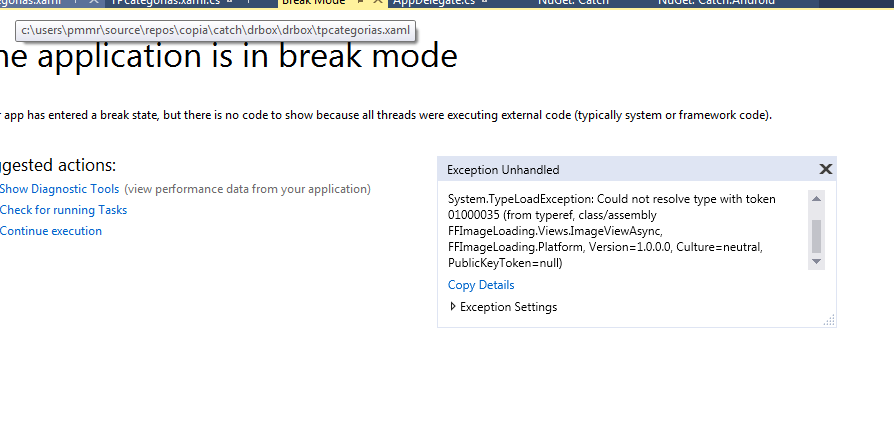 error in pcl xamarin doid project · Issue #1009 · luberda-molinet/FFImageLoading · GitHub