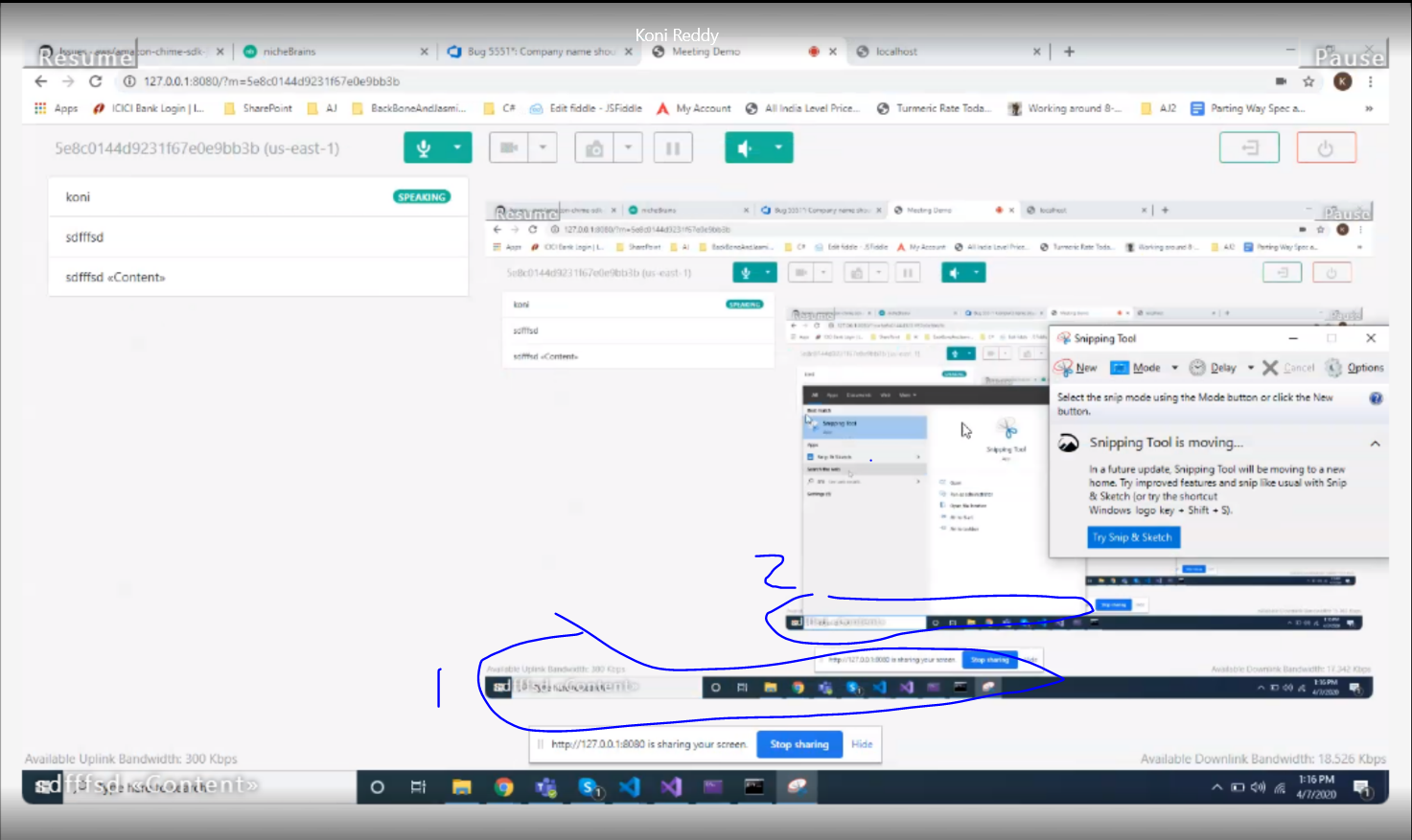 Unable To Use Screenshare · Issue 252 · Awsamazon Chime Sdk Js · Github