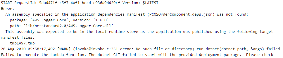 .NET Core Lambda Layers for .NET Core 3.1 Broken · Issue #113 · aws/aws ...