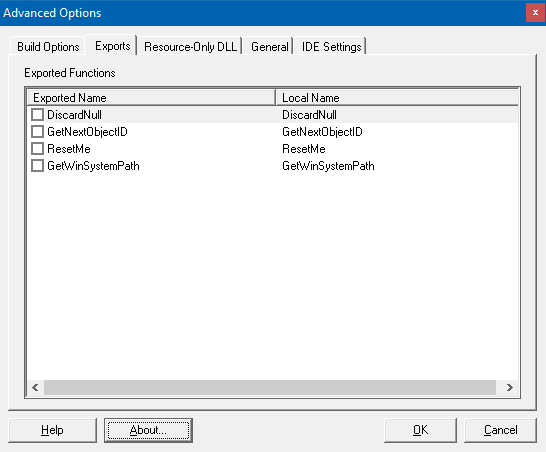 Offer build type of 'Standard DLL', without COM registration · Issue ...