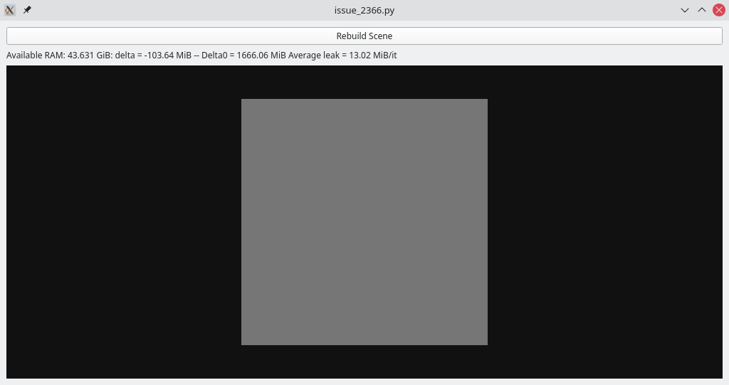 Memory leak in Image Visual · Issue #2366 · vispy/vispy · GitHub